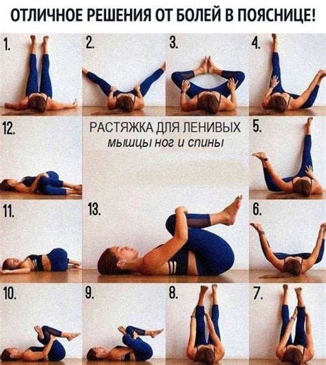 Растяжка для ленивых мышцы ног и спины Yogaövningar Träning