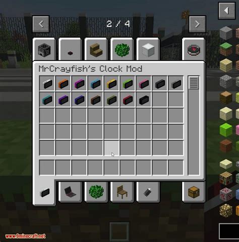 Digital Clock Mod 1 12 2 Custom Color For The Clock 9minecraft Net