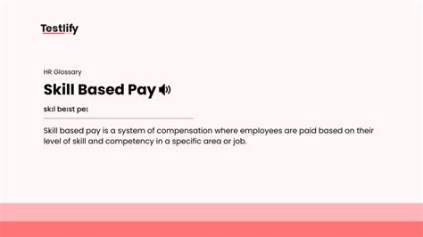 What Is Skill Based Pay Hr Glossary Testlify