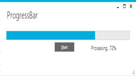 How To Use Metro Progress Bar In C