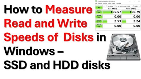 How To Measure Read And Write Speeds Of Disks In Windows Benchmark Ssd And Hdd Disks Youtube