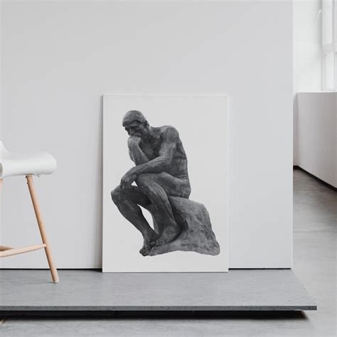 The Thinker Art Etsy