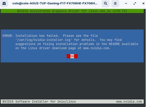 Nvidia Dkms Error General Help Zorin Forum