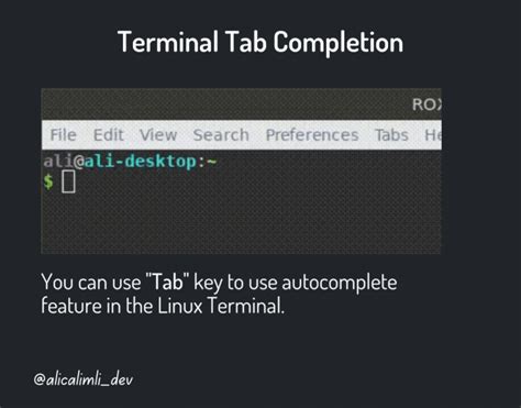 ali calimli on linkedin 💡 terminal tip 💡 boost your terminal productivity using this feature 👇