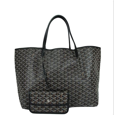 Bolsa Goyard Preta Original Bolsa De Ombro Feminina Goyard Nunca