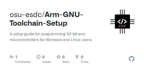 Github Osu Esdcarm Gnu Toolchain Setup A Setup Guide For Programming 32 Bit Arm