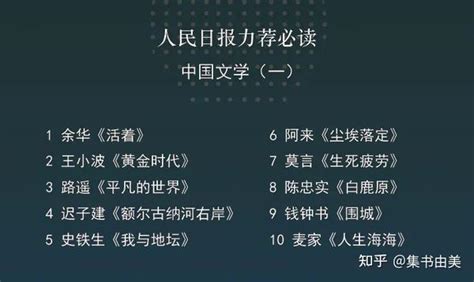 2024人民日报力荐的70本必读书，你读过几本？ 知乎