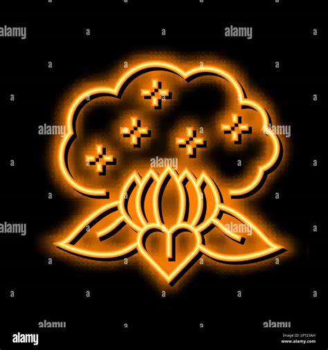 Spa Leaf Neon Glow Icon Illustration Stock Vector Image And Art Alamy