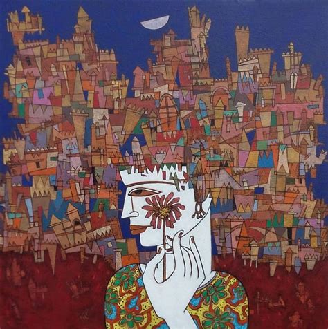 Untitled 1 Red Acrylic Painting By Biswajit Mondal