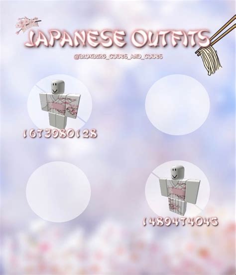Japanese Roblox Outfits