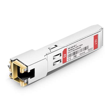 Adtran Compatible 1000base T Sfp Copper 100m Rj 45 Transceiver Module