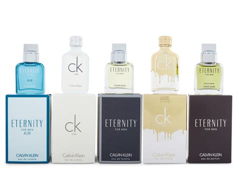 Calvin Klein For Men Deluxe Fragrance 5 Piece Travel Collection T