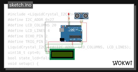 Akccapteur Ultrason Dun Obstacl à Distance Wokwi Esp32 Stm32