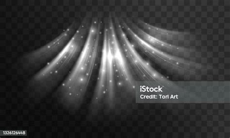 컨디셔너에서 신선한 공기 흐름 백색 광선으로 반짝이는 빛 효과 모조 차가운 바람 이나 서리 바람에 대한 스톡 벡터 아트 및 기타 이미지 Istock