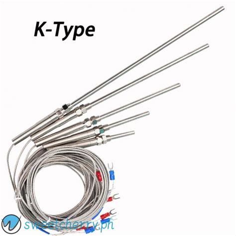 K Type Thermocouple Probe Temperature Sensor Controller Sensor Sensor Probe Shopee Philippines