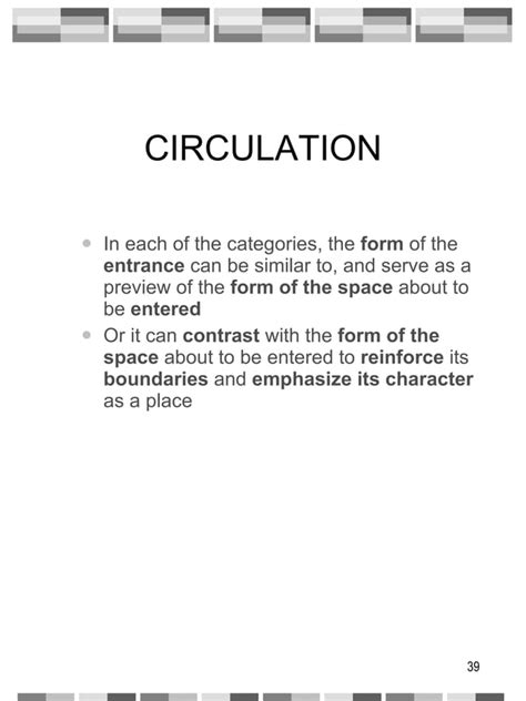 Circulation Architecture PPT