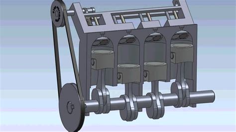 Solidworks 2010 Engine Animation Youtube