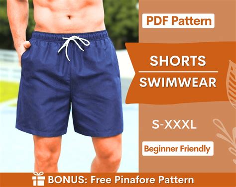Mens Swim Shorts Sewing Pattern At Robert Bader Blog
