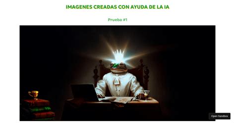 Aprendizaje Codesandbox