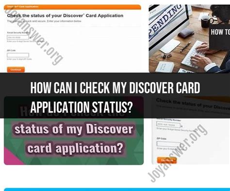 Checking Your Discover Card Application Status Step By Step Guide