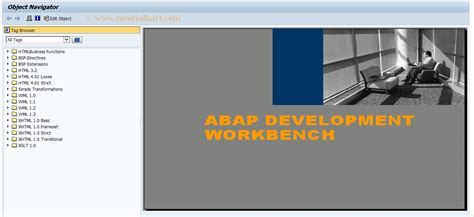 SO TAG BROWSER SAP Tcode Tag Library