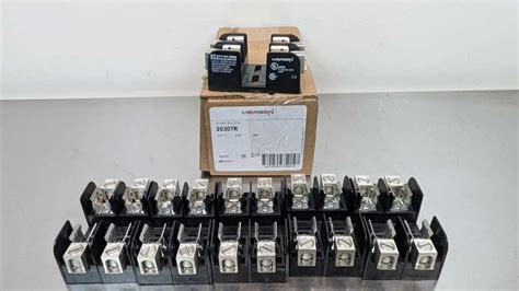 6 Pack Mersen 20307r Fuse Block 250v 30a Neo Surplus 6 Pack Mersen 20307r Fuse Block 250v 30a Neo Surplus