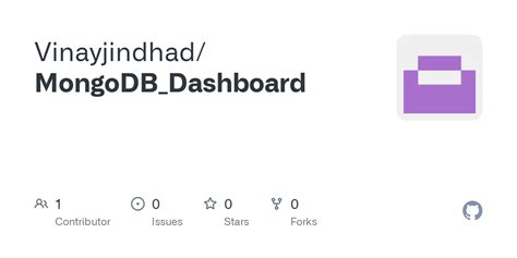 Github Vinayjindhadmongodbdashboard