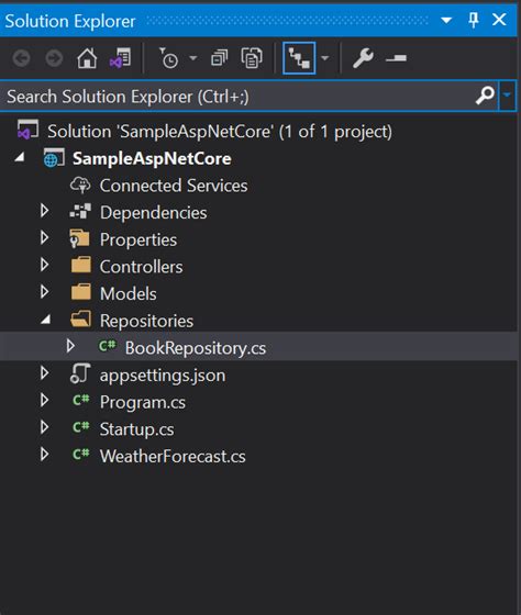 dependency injection in asp core singleton vs transient vs scoped