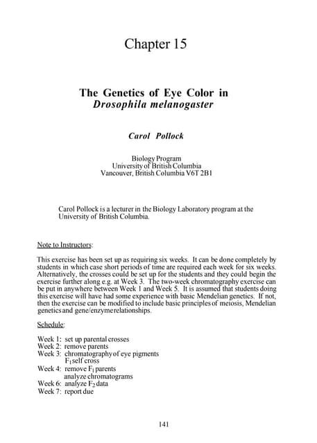 Fruit Fly Genetics Lab Report Pdf