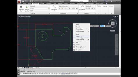 How To Draw Baseline Dimension In Autocad At Clyde Miller Blog