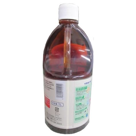 炭焼名人 竹酢液 1l 日本漢方研究所 入浴剤 消臭 消毒 ガーデニング 虫 野良犬 野良猫 対策 酢酸 樹木 森林浴 竹 弱アルカリ性 肌