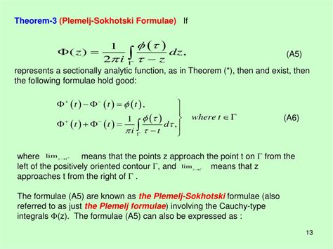 Ppt Singular Integral Equations Arising In Water Wave Problems