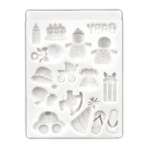 Molde De Silicona Accesorios De Beb Comprar Online My Karamelli