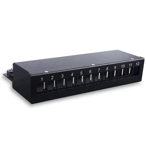 Linkwylan 8 Port 12 Ports Empty Blank Patch Panel Keystone Enclosure Box Shielded For RJ45