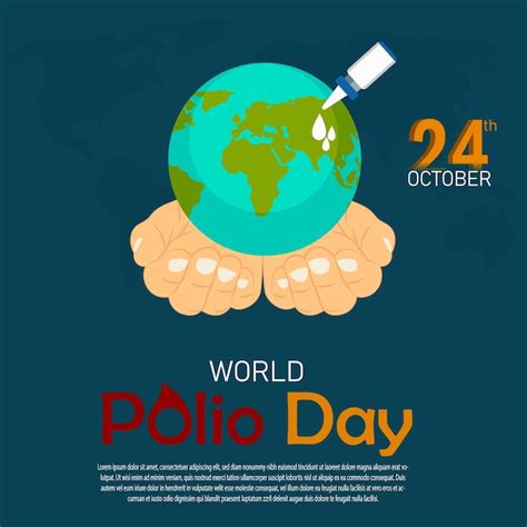 Premium Vector World Polio Day Is An Annual Observance Dedicated To