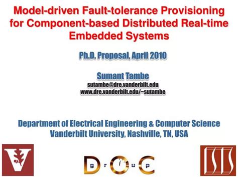 Ppt Model Driven Fault Tolerance Provisioning For Component Based