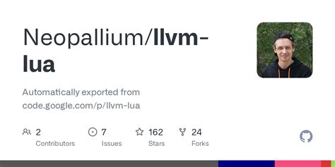 Github Neopalliumllvm Luapllvm Lua