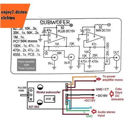 Jual Pcb Rangkaian Subwoofer Filter 4558 Bishele88 Shopee Indonesia