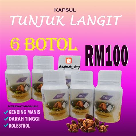 Kapsul Tunjuk Langit Terbaru 6 Botol Rm100 Shopee Malaysia