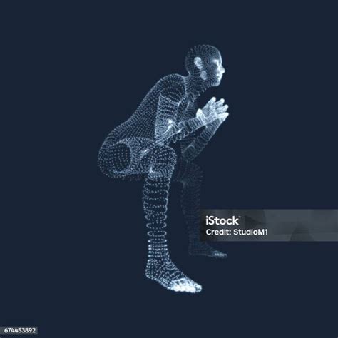 사상가 포즈 남자입니다 남자 비즈니스 심리학 또는 철학 벡터 일러스트 레이 션의 3d 모델 3차원 형태에 대한 스톡 벡터 아트 및 기타 이미지 Istock