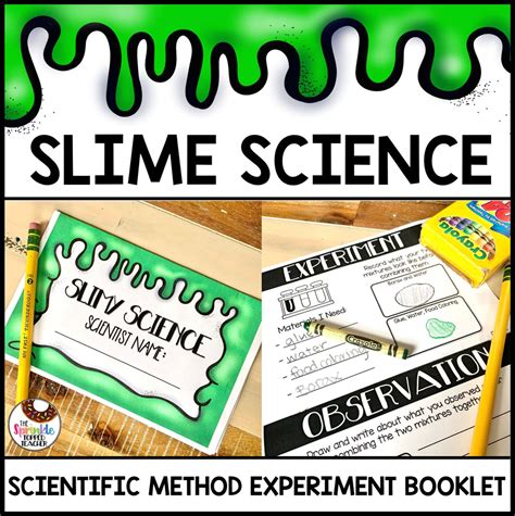 Slime Experiment Scientific Method Flubber Digital Science Exper