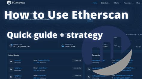 How To Use Etherscan Guide Strategy