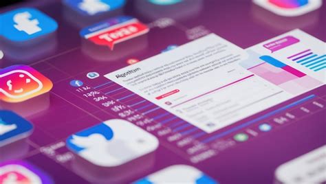 Colorful Data Visualization Illustrating Algorithm And Media Analysis
