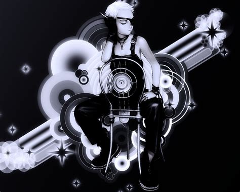 Скачать обои Одноглазый парень на стуле 1280х1024 для рабочего стола