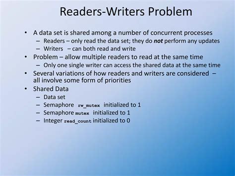 operating system 25 classical problems of synchronization pptx