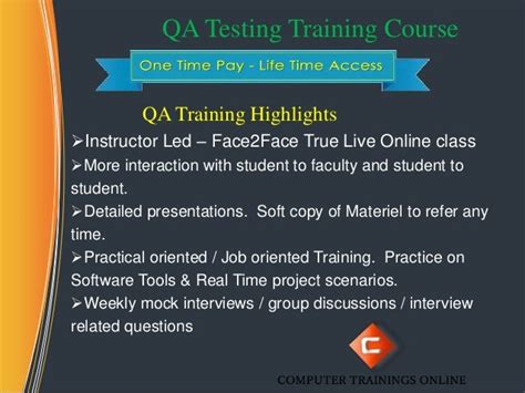 Qa Testing Online Training And Placement In Usa Uk Canada Aus