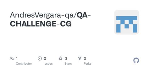 github andresvergara qa qa challenge cg
