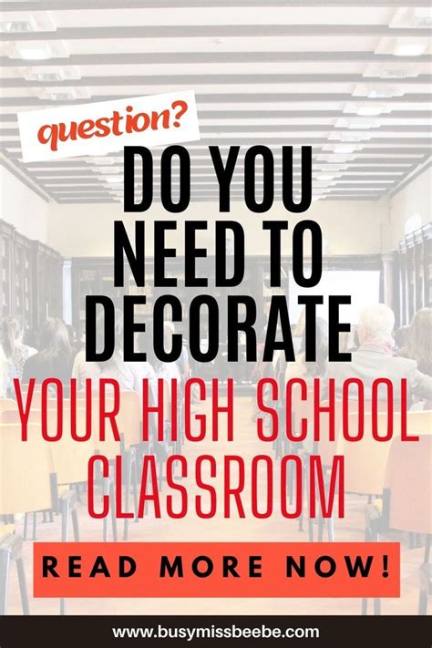 Before You Decorate Your High School Classroom Artofit
