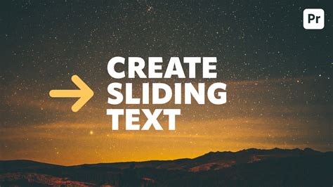 Create Sliding Text In Premiere Pro Aquastar Creative