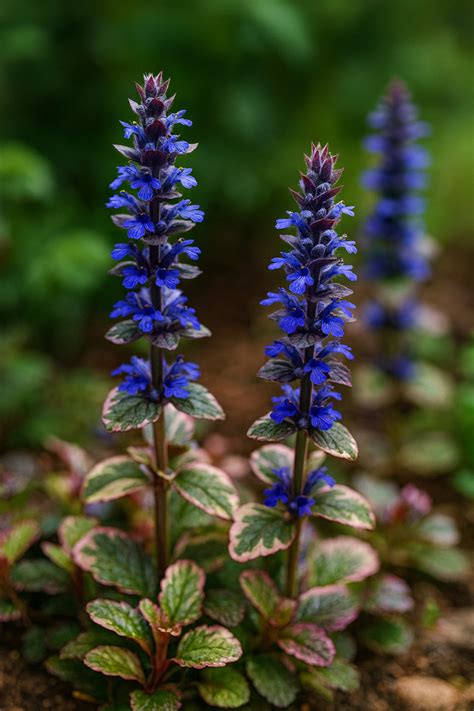 Bugle ‘burgundy Glow Ajuga Reptans ‘burgundy Glow Cultivar Of A